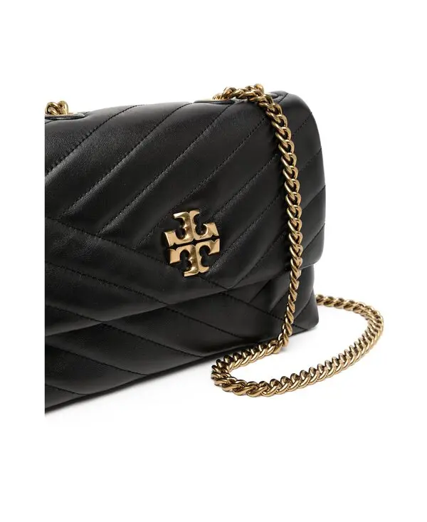 Tory Burch Kira Chevron Small Shoulder Bag - Black
