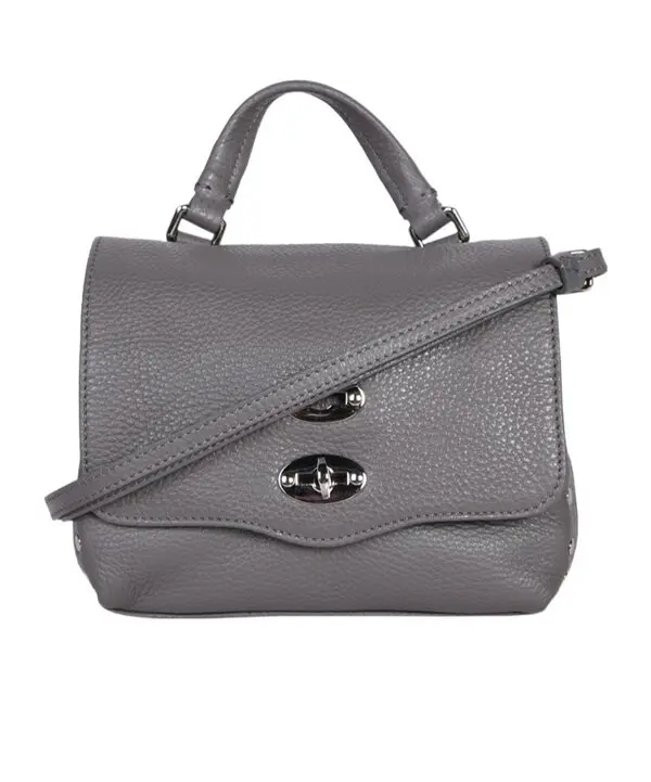 ZANELLATO Flap Shoulder Bag - Grey