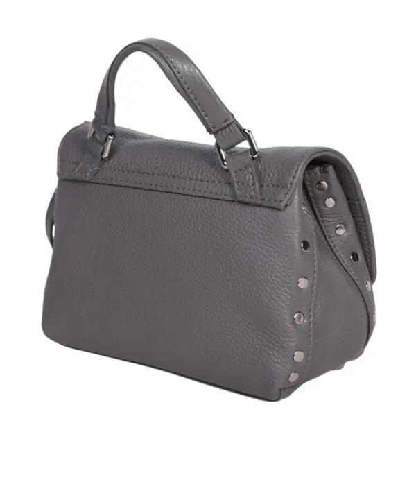 ZANELLATO Flap Shoulder Bag - Grey