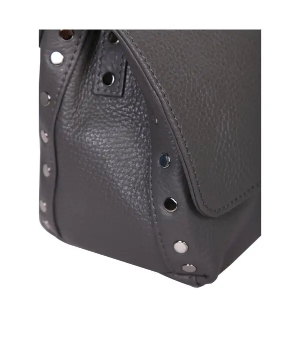 ZANELLATO Flap Shoulder Bag - Grey