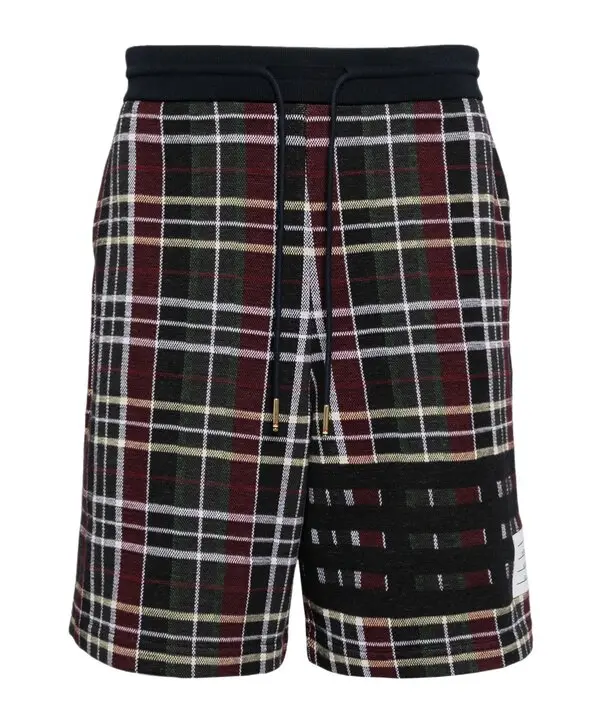 Thom Browne Checked Sweatshorts