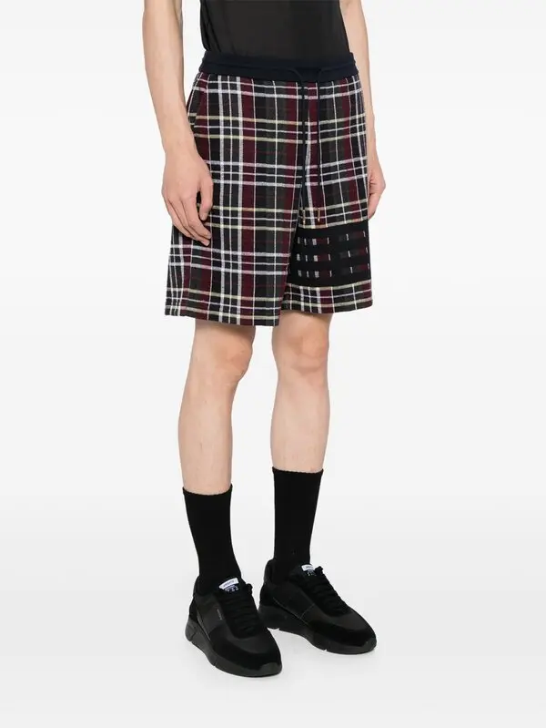 Thom Browne Checked Sweatshorts