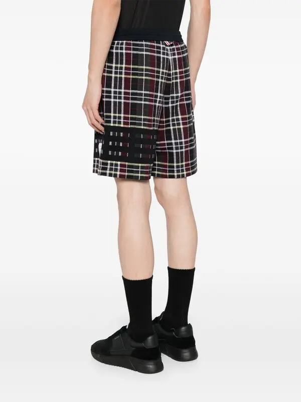 Thom Browne Checked Sweatshorts