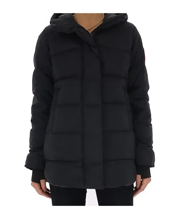 Canada Goose Logo Patch Quilted Down Jacket