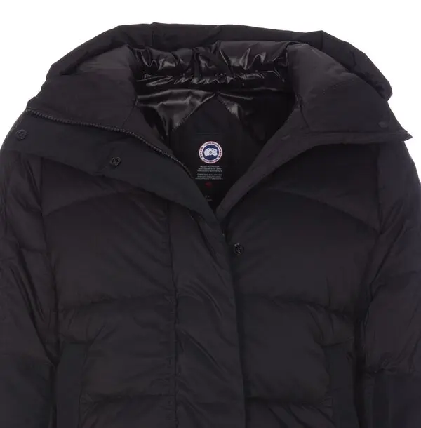 Canada Goose Logo Patch Quilted Down Jacket