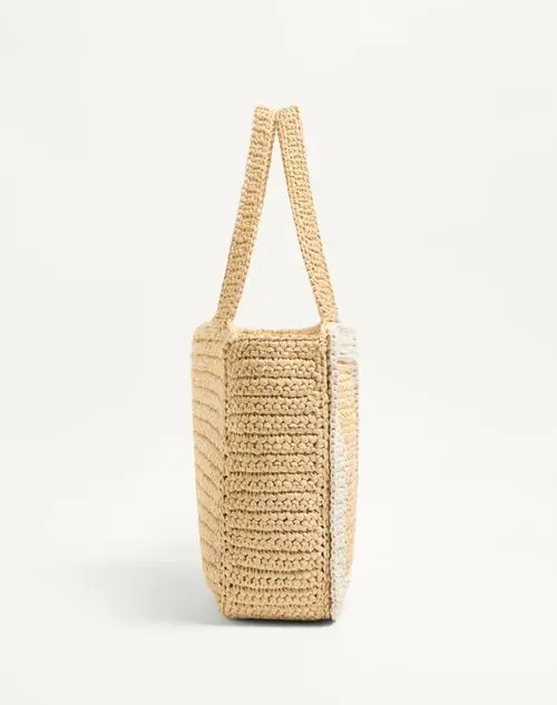 Valentino Garavani Viva Superstar Large Shopping Bag - Nude