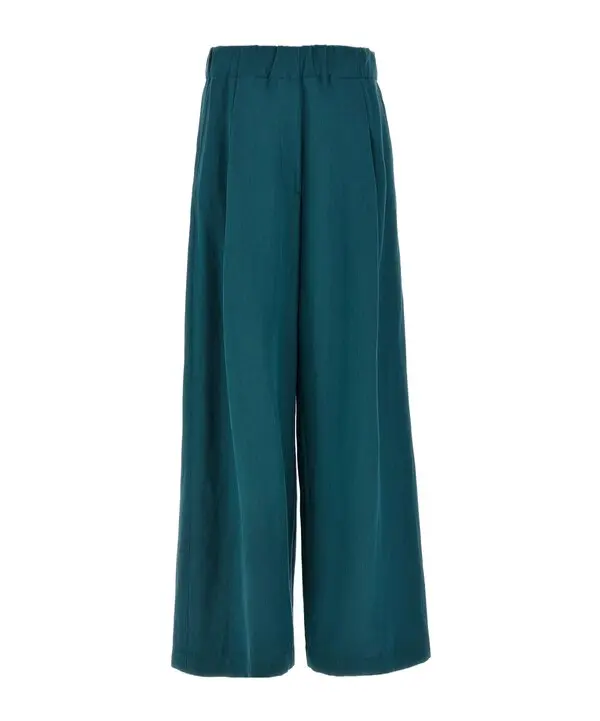 Dries Van Noten Pila Wool Blend Pleated Pants