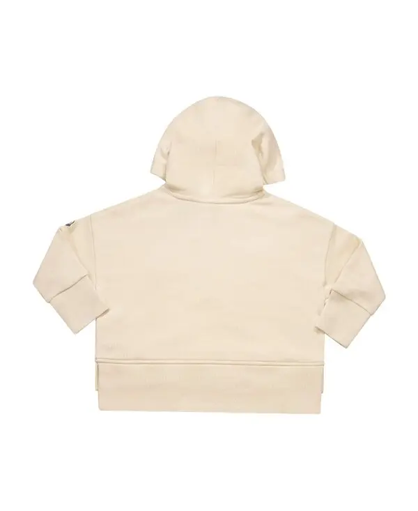 Moncler Logo Flocked Long Sleeve Hoodie