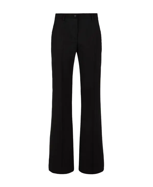 P.a.r.o.s.h Sequin Embellished Cropped Tailored Trousers - Black