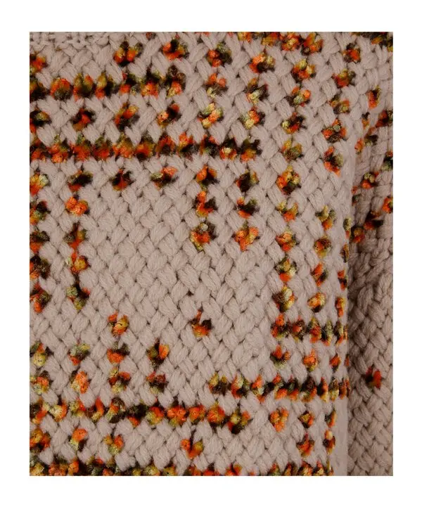 Dries Van Noten High Neck Textured Knit Jumper