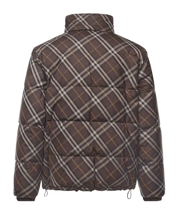 Burberry Reversible Check Snowdon Puffer Jacket - Black