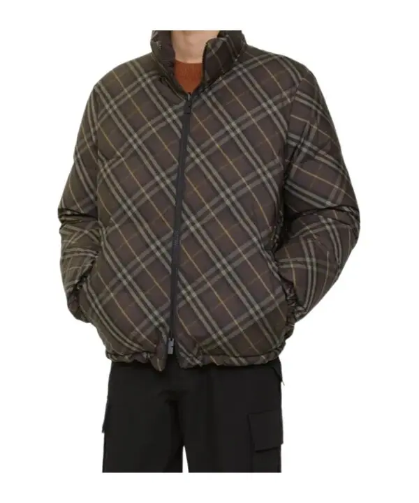 Burberry Reversible Check Snowdon Puffer Jacket - Black