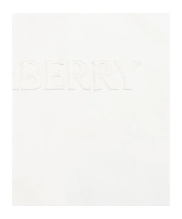 Burberry Logo Detailed Crewneck T-shirt - White