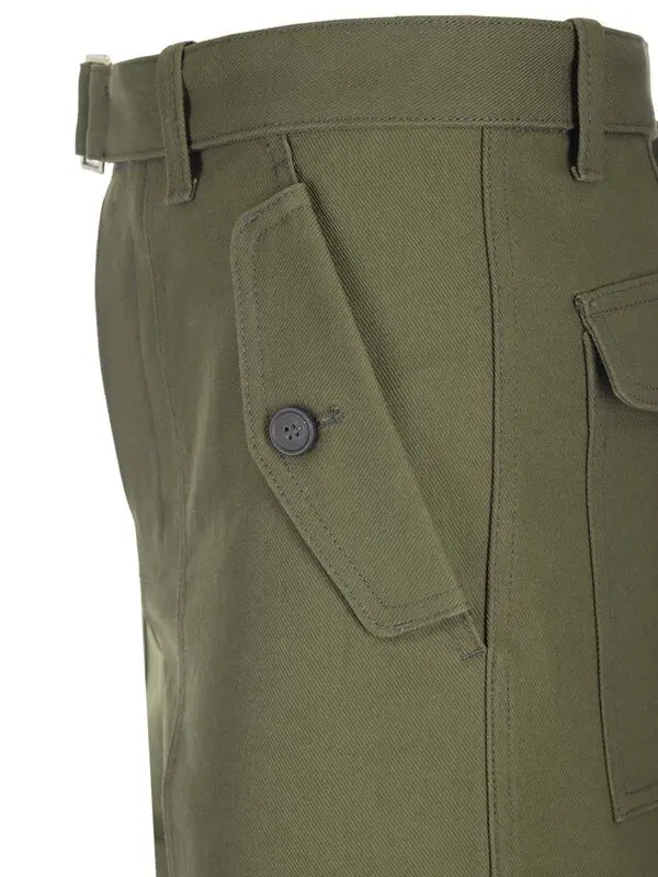 Maison Kitsuné Mid-waisted Straight-leg Trousers