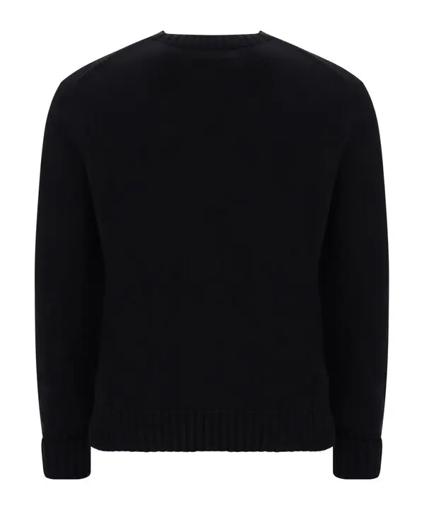 Alexander McQueen Graffiti Logo Intarsia Knitted Jumper - No