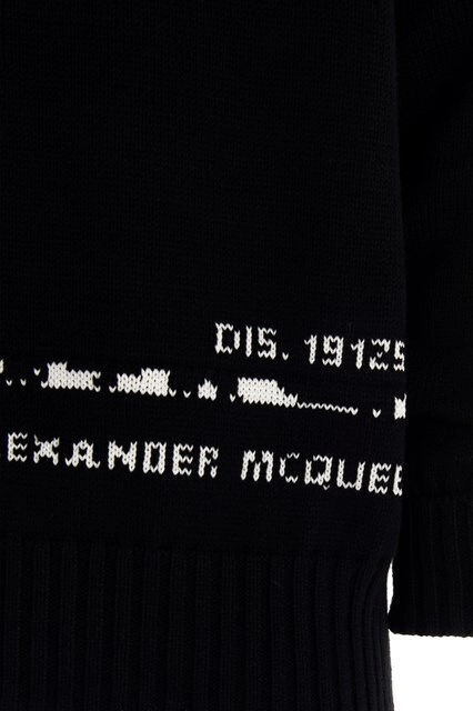 Alexander McQueen Graffiti Logo Intarsia Knitted Jumper - No