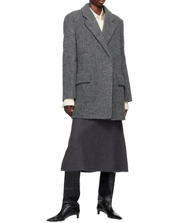 JIL SANDER Mélange Effect Felted Blazer