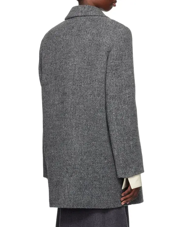JIL SANDER Mélange Effect Felted Blazer