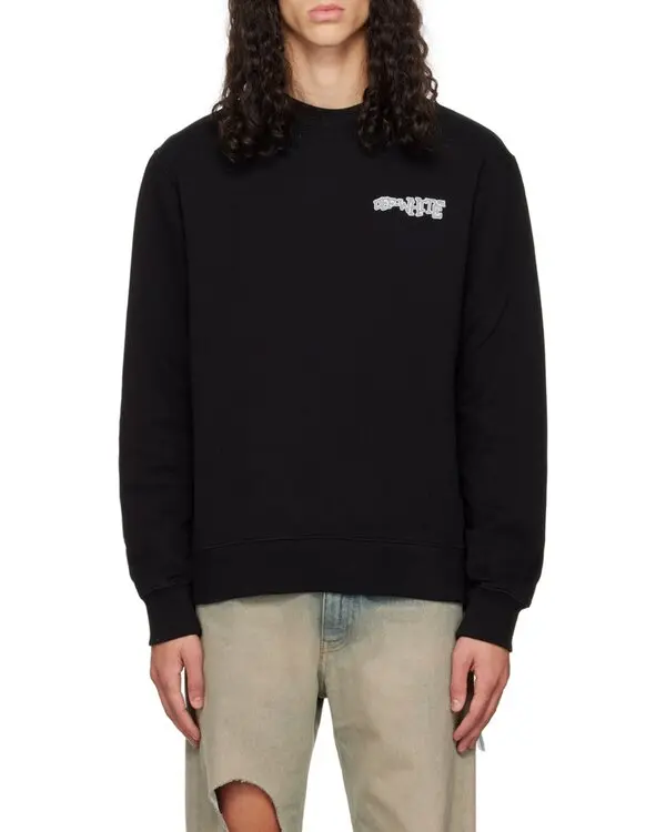 Off-White Carlos Logo Slim Sweatshirt