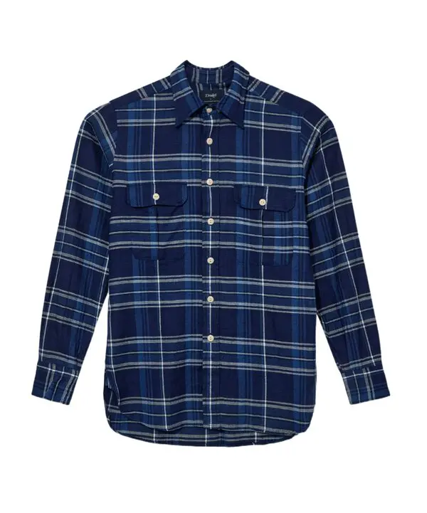 DRAKE'S LONDON Long Sleeve Shirt