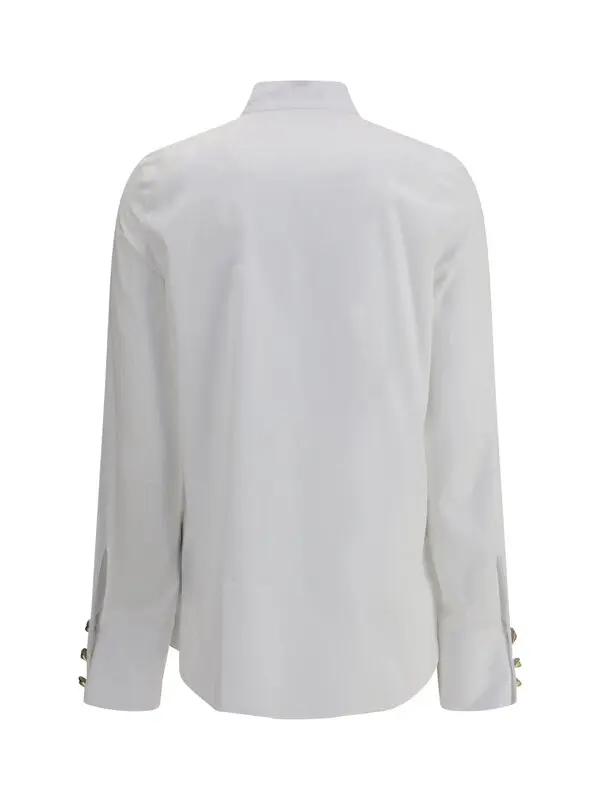 Balmain Ruffled Long-sleeved Shirt