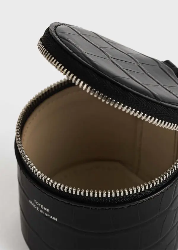 TOTEME Embossed Zip-around Jewelry Box