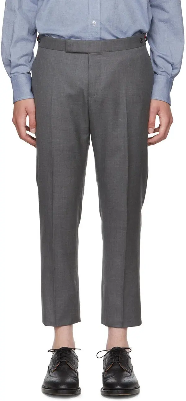 Thom Browne Tailored Pants Medium Grey - Medium Gray