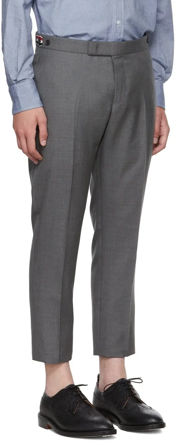 Thom Browne Tailored Pants Medium Grey - Medium Gray