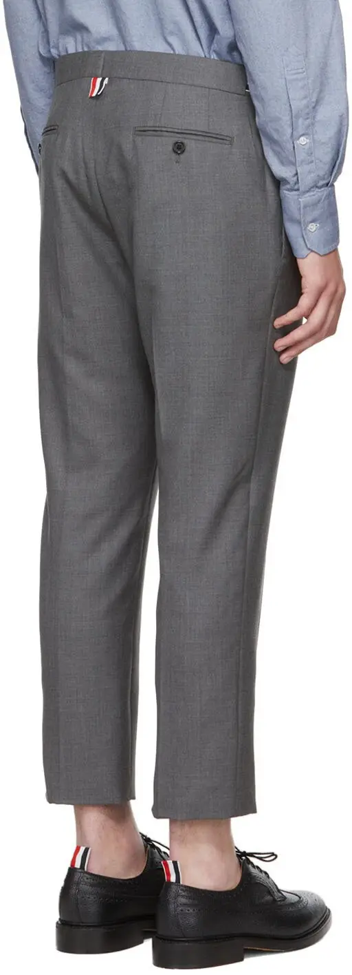 Thom Browne Tailored Pants Medium Grey - Medium Gray