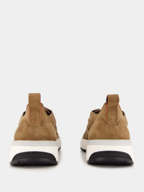 Santoni Leather Sneakers
