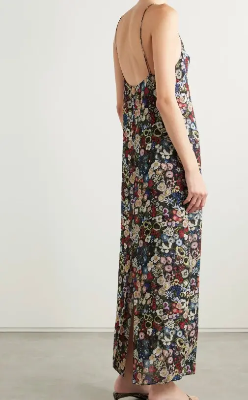 Khaite Taja Printed Maxi Dress