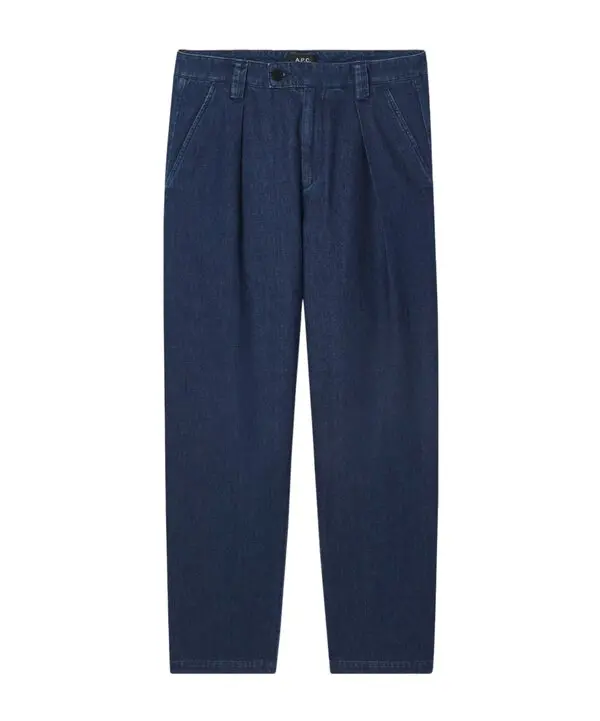 A.p.c. Renato Pleated Jeans - Blue