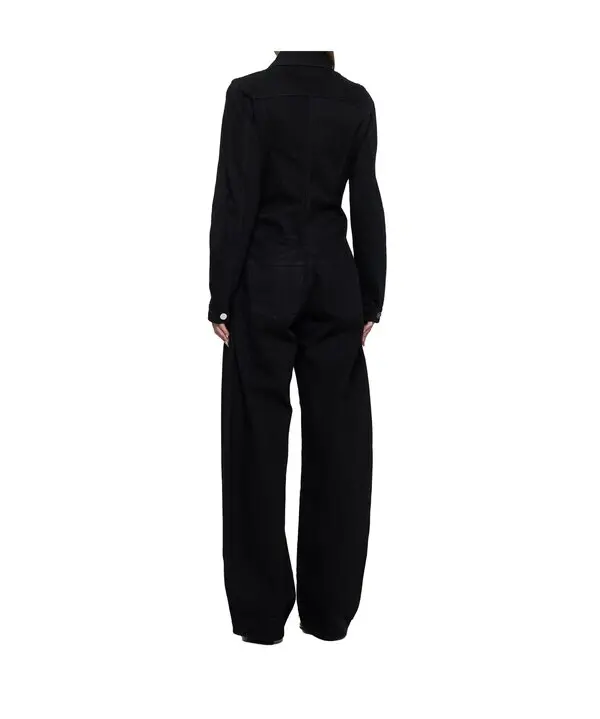 Alaïa Long-sleeved Jumpsuit - Black