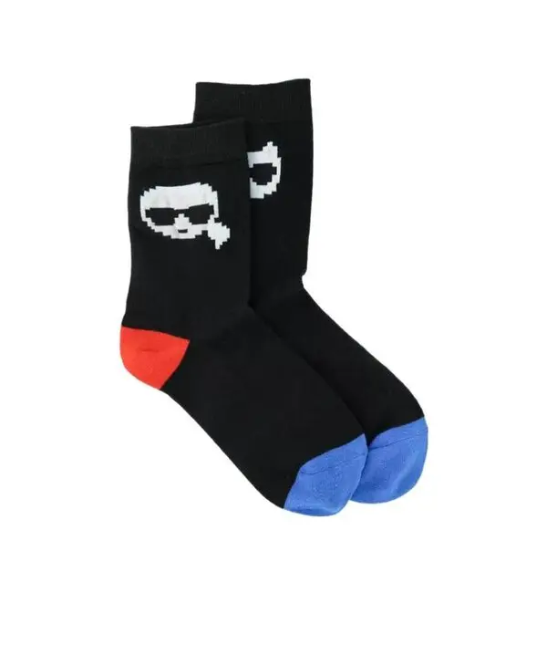 Karl Lagerfeld Logo Socks - Black