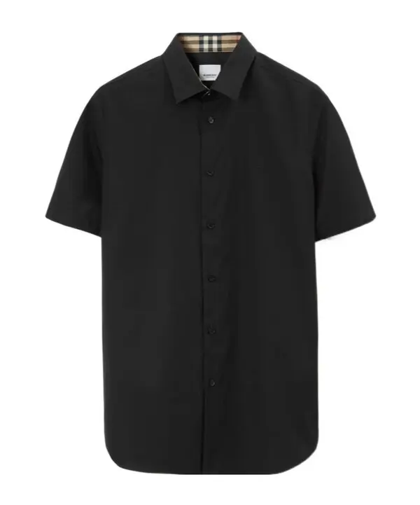 Burberry Equestrian Knight-motif Buttoned Shirt