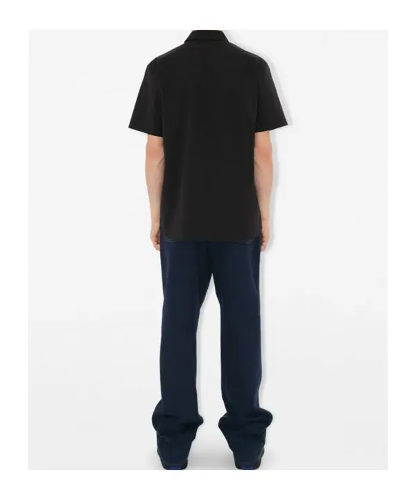 Burberry Equestrian Knight-motif Buttoned Shirt