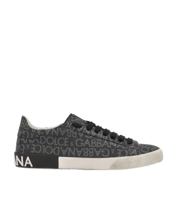 Dolce & Gabbana Portofino Low-top Sneakers - Black