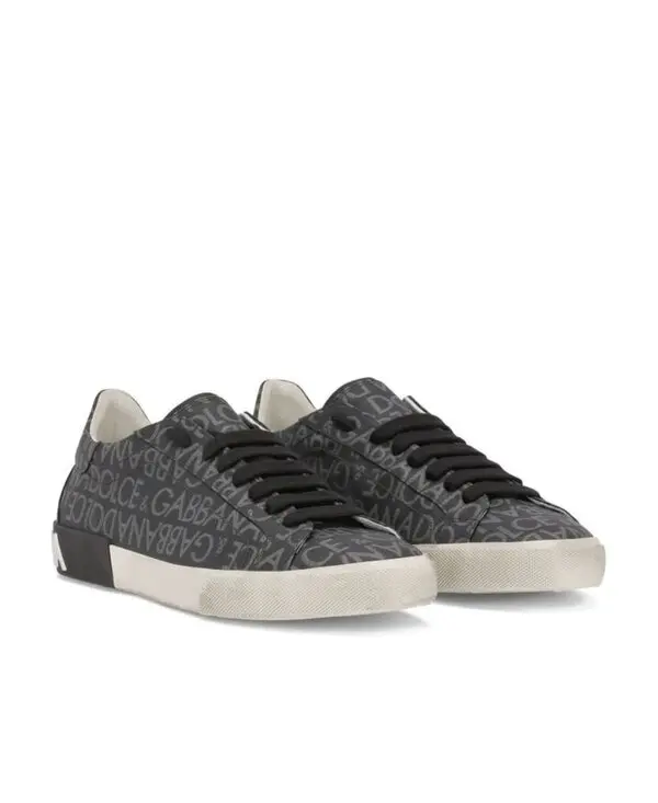Dolce & Gabbana Portofino Low-top Sneakers - Black