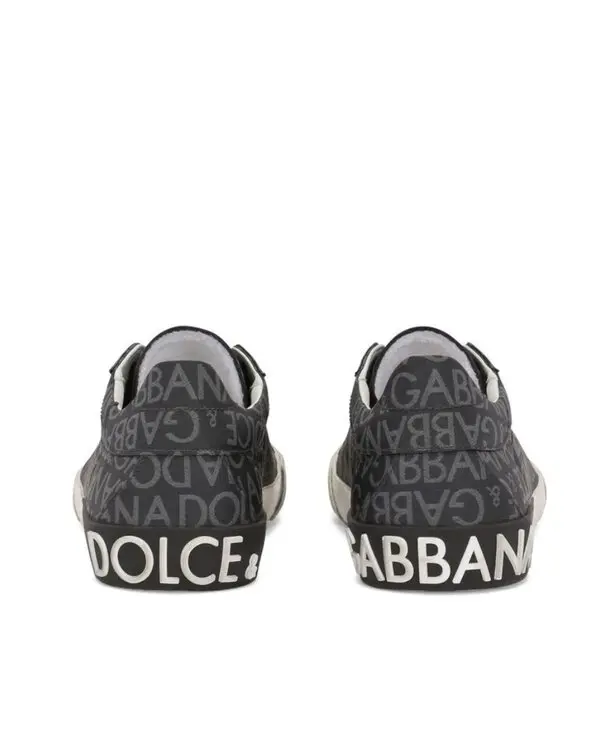 Dolce & Gabbana Portofino Low-top Sneakers - Black