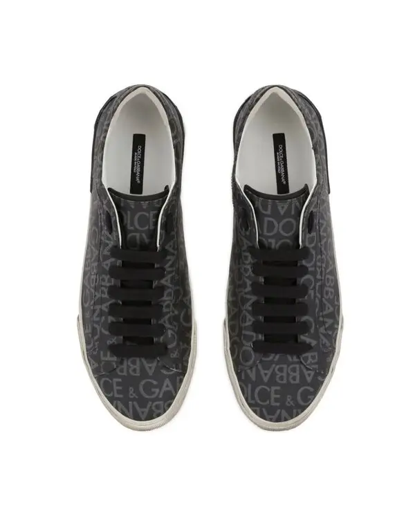 Dolce & Gabbana Portofino Low-top Sneakers - Black