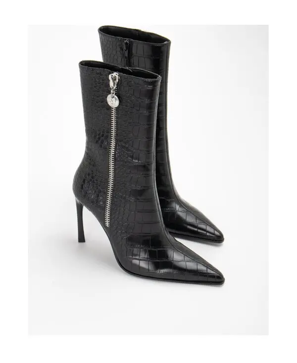 Versace Zip Stiletto Boots