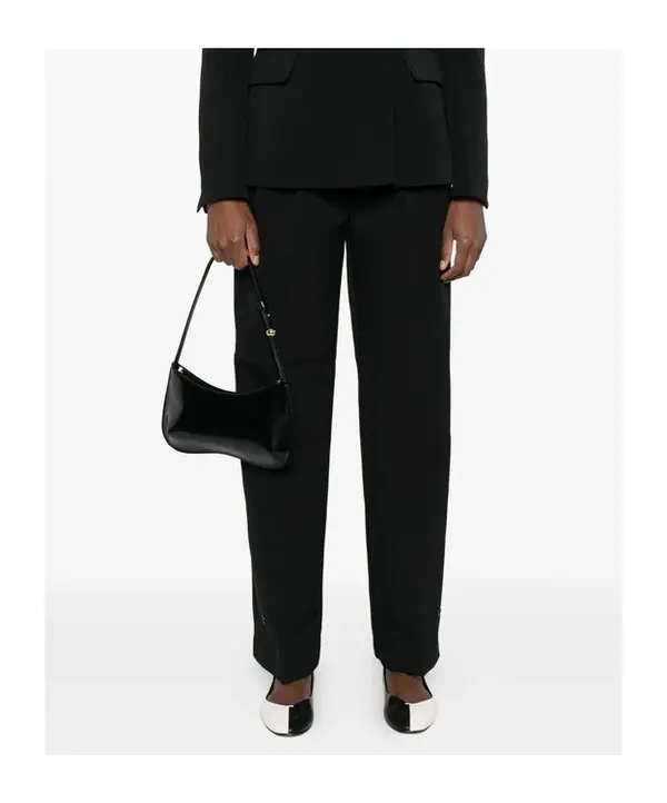 THE FRANKIE SHOP Doyer Pleated Wide-leg Trousers