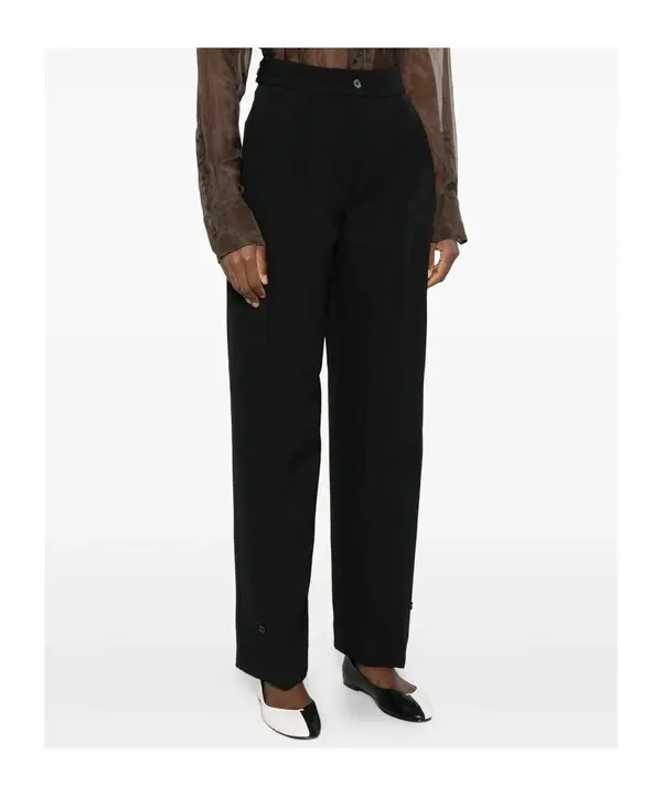 THE FRANKIE SHOP Doyer Pleated Wide-leg Trousers