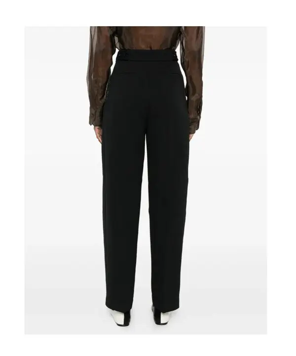 THE FRANKIE SHOP Doyer Pleated Wide-leg Trousers