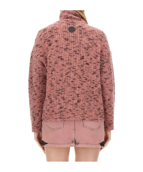 Moschino Long Sleeve High Neck Sweater