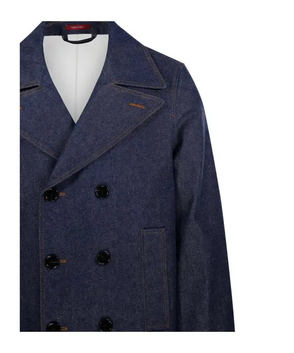 Gucci Double Breasted Denim Jacket