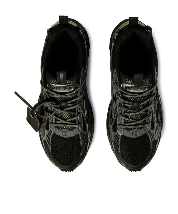 Off-White Arrow Logo Lace-up Sneakers - Black