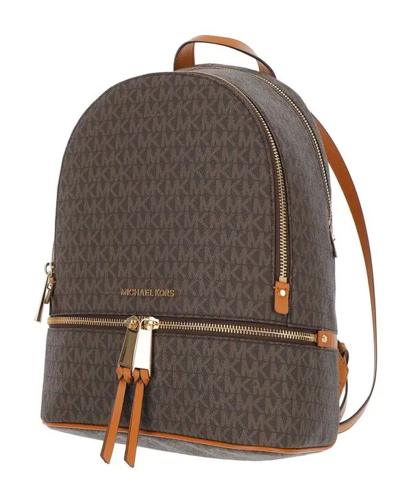 Michael Kors Rhea Monogram Medium Logo Backpack