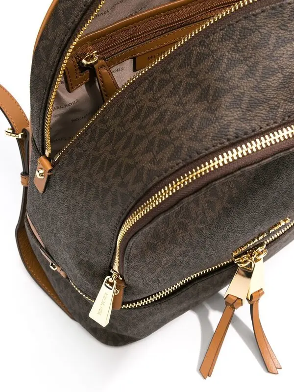 Michael Kors Rhea Monogram Medium Logo Backpack