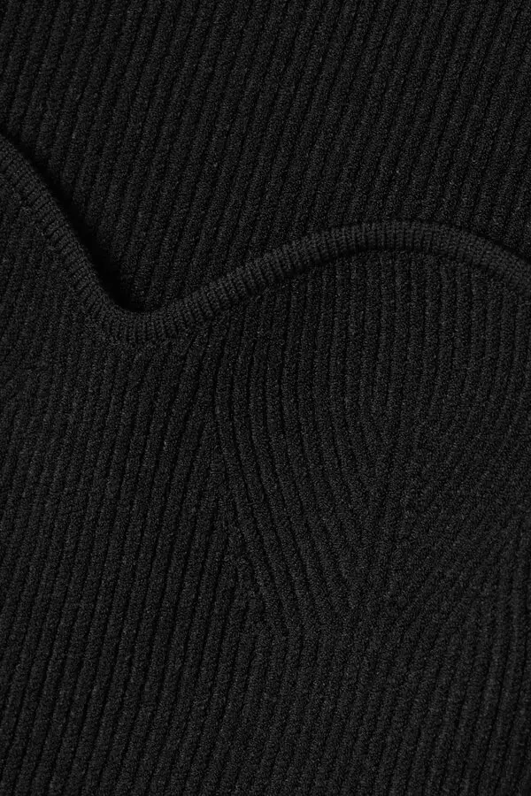 Khaite Maddy Ribbed Long-sleeve Top - No